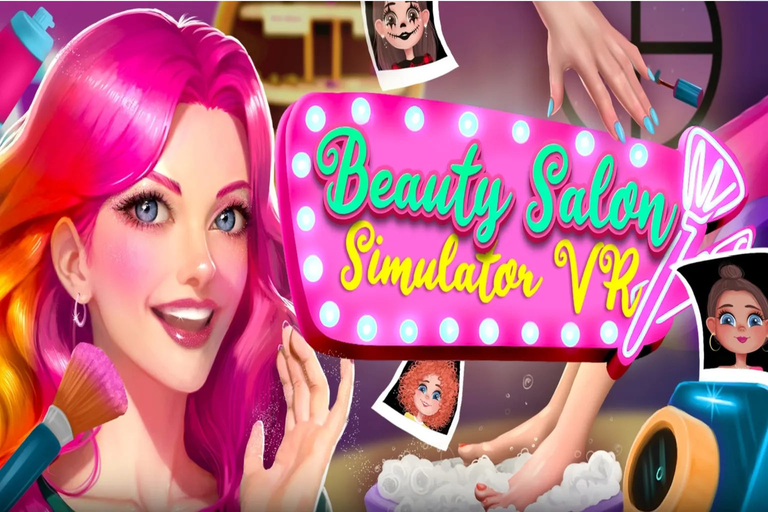 Beauty Salon Simulator VR レビュー｜メイクもネイルも撮影も全部アリ！